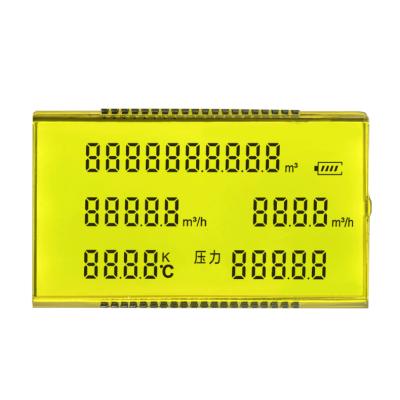 China STN Yellow Green Segment LCD Module Temperature Display For Power Meter Electrical Instrument Wholesale for sale