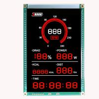 China COG Segment LCD Module Black Mask VA Display for Thermostat with HT1621 IC Wide Temperature -25°C to +80°C for sale