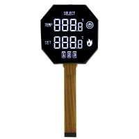 China Wide Temperature VA TN Segment LCD Circular Octagonal Fascia Gun Massager Display With FPC for sale