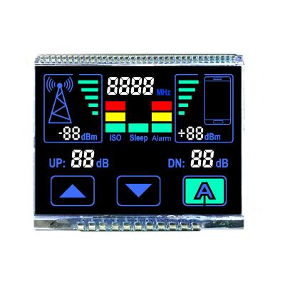 China Water Heater Display Module Custom TN VA Color Segment LCD Black Mask Wide Temp PIN Type for sale
