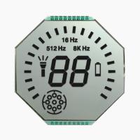 China Pin Connection HTN Reflective Segment LCD Circular Display 1/4 Duty 1/3 Bias 6 O'Clock View for sale