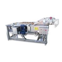 China 2000kg/H Bubble Brush Citrus Fruit And Vegetable Washing Machine Hotels for sale