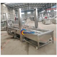 China Bubble Peeling Brush Vegetable Washing Machine 300-500kg/H For Carrot Cassava Apple for sale