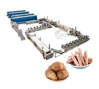 China Electric Heating Full-automatic French Fries Processing Plant for Snack Food Industry for sale