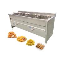 China 300 KG Capacity 304 Stainless Steel Automatic Fried Chicken Deep Fryer for Potato Chips for sale