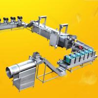 China Electric Heating French Fries Potato Flakes Making Machine with 500kg/h Capacity for sale