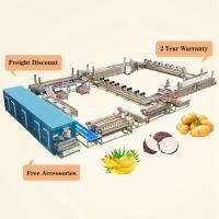 China Automatic Snack French Fries Production Line Food Industry Fresh Chips Making Machine for sale