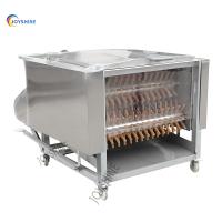 China Depilation Rate 99% 7 Axis 500 Pcs Per Hour Bird Poultry Plucker Machine Chicken Defeather Machine for sale