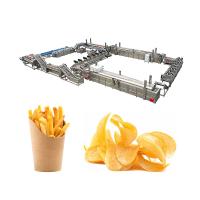 China 5500 KG Stainless Steel 304 Made Potato Crisp Chips Making Machine Production Line for sale