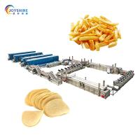 China Fully Automatic Cassava Fresh Finger Potato Chips Making Machine for Dairy Products for sale