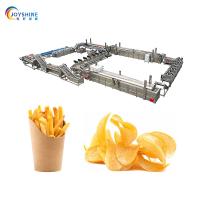 China Frozen French Fries Production Line Cassava Fresh Finger Potato Chips Making Machine 5500 KG for Farms for sale
