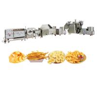 China Customized Semi Automatic 100kg Per Hour Frozen French Fries Processing Plant Production Line for Output for sale