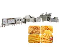 China Customized Semi Automatic 100kg Per Hour Frozen French Fries Processing Plant Production Line for Output for sale