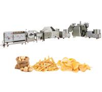 China Customized Semi Automatic 100kg Per Hour Frozen French Fries Processing Plant Production Line for Output for sale