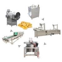 China Fruit Vegetables Potato 25Kg/H Banana Chips Making Plant Semi Automatic for sale