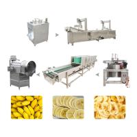 China Fruit Vegetables Potato 25Kg/H Banana Chips Making Plant Semi Automatic for sale
