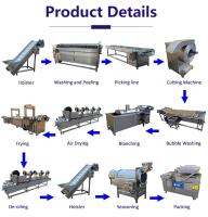 China Advanced Snack Food Production Line for Fresh Frozen French Fries Sticks 2 KG Capacity for sale