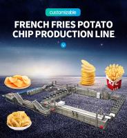 China Advanced Snack Food Production Line for Fresh Frozen French Fries Sticks 2 KG Capacity for sale