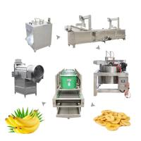China 800KG Output Capacity Banana Chips Production Line 110v 220v 380v for sale