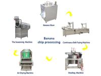 China 800KG Output Capacity Banana Chips Production Line 110v 220v 380v for sale