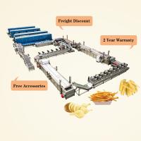 China Voltage 380V Customized Automatic Potato Chips Production Line for Frozen French Fries for sale