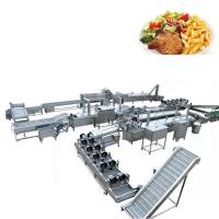 China 4000*1100*2200mm Fully Automatic Potato French Fries Production Line for High Output for sale