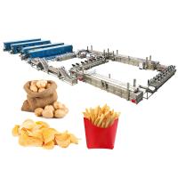 China Fully Automatic Industrial Frozen French Fries Production Line for Custom Requirements for sale