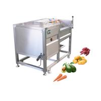 China 220V/380V Industrial Fruit Vegetable Brush Potato Carrot Peeler Machine from Direct for sale