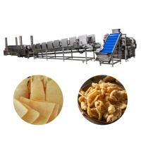 China Fully Automated Stainless Steel Lard Fryer Production Line With 2500 X 800 X 1300mm for sale