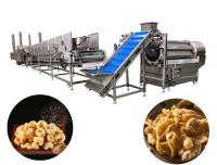 China Fully Automated Stainless Steel Lard Fryer Production Line With 2500 X 800 X 1300mm for sale
