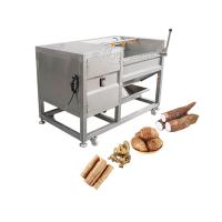 China Industrial Vegetable Potato Washing Peeling Machine 360 KG for Large Scale Production for sale