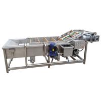 China 9.4kw 220v 380v Potato Vegetable Coriander Bubble Washer Machine 2000kg/H for sale