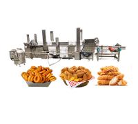 China Food Beverage Shops Must-Have Continuous Fryer for French Fries Plantain Chips and More for sale