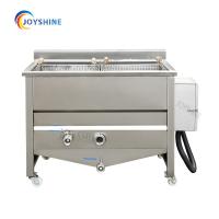 China Hotels Industrial Automatic Fryer for Frying Potato Chips and Peanuts in Double Tanks for sale