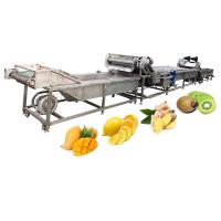 China Hotels 2000kg/H Bubble Washing Machine For Industrial Avocado And Strawberry Cleaning for sale