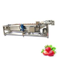 China 9.4kw Lavadora de Frutas y Verduras con Burbujas de Aire Limpieza de Brócoli y Berenjena for sale