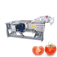 China 9.4kw Lavadora de Frutas y Verduras con Burbujas de Aire Limpieza de Brócoli y Berenjena for sale