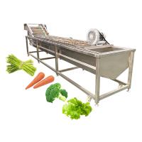 China Industrial Guava Citrus Fruit Brush Ozone Disinfecting Bubble Washing Line by JOYSHINE for sale