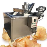 China Small Scale Electric Batch Fryer for Potato Chips 580kg Capacity 1900*1600*1700mm for sale