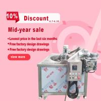 China 300-700L Oil Capacity Electric Fryer Kettle For Banana Frying 50-500kg/H for sale