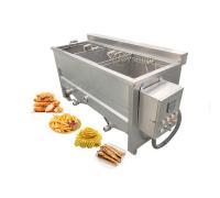 China Electric Power Source 42kw Industrial Air Fryer For Plantain Chip And Potato Crisp Frying for sale