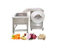 China 110 KG Sus304 Root Vegetable Carrot Potato Turnip Strip Cutting Machine Potato Slicing Machine for sale