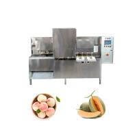 China Apple Skin Removed And Core Peeling Machine 2350 X 800 X 1750mm Apple Slicer for sale