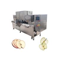 China Apple Skin Removed And Core Peeling Machine 2350 X 800 X 1750mm Apple Slicer for sale