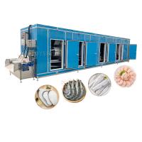 China Food Quick Frozen Machine 220V 380V Blast Freezer Small IQF Tunnel Freezer for sale