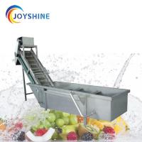 China Tomato Washing Machine With Water Filtration System 304 Stainelss Steel Material for sale