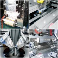 China Joyshine Pneumatic Driven Vaccum Pringles Potato Chips Sugar Cube Packaging Equipment for sale