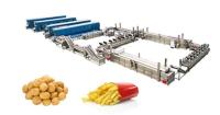 China Fully Automatic Potato Chips & French Fries Production Line for Industrial Use for sale