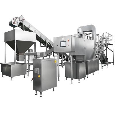 China Fully Automatic French Fries Production Line with Customizable Cutting Thickness 2-10mm and Custom Style for sale