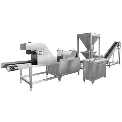 China Suitable for Large Scale Production Fried Snack Production Line 100kg Per Hour Capacity for sale